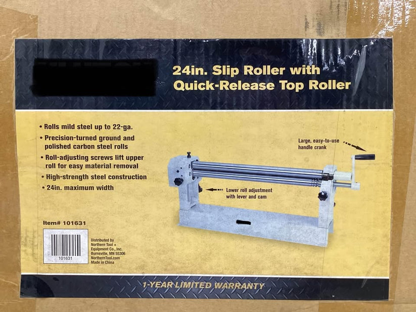 24in. Slip Roller with Quick Release Top Roller – Waldyn Liquidators