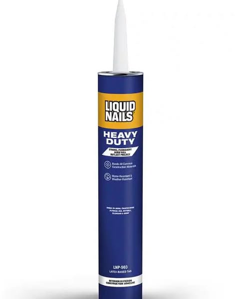 Liquid Nails Heavy Duty 28 oz. Tan Low VOC Construction Adhesive ...